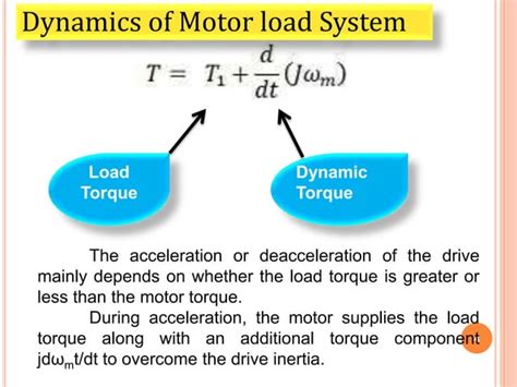 Motor Load Dynamics PPTX
