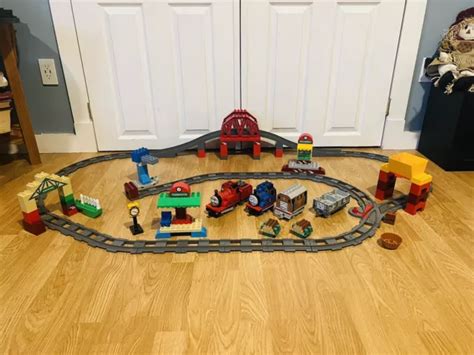 Lego Duplo Thomas And Friends Set James Toby Truck Bridge Knapford Station £98 38 Picclick Uk