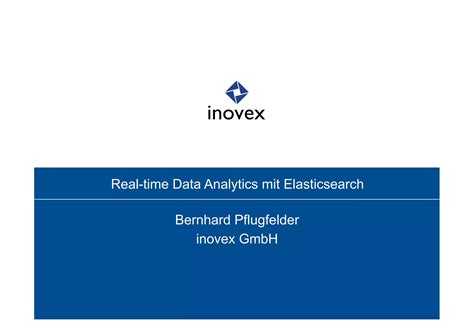 Real Time Data Analytics Mit Elasticsearch Ppt