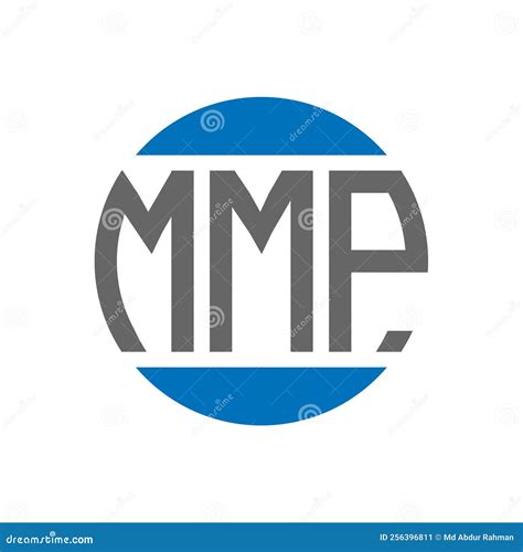 MMP Letter Logo Design on White Background. MMP Creative Initials Circle Logo Concept Stock ...