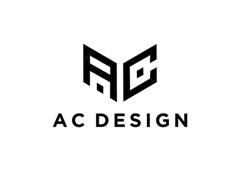 Premium Vector Ac Logo Design Vector Illustration