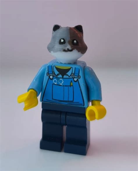 🧱 Fortnite Meowscles Brick Minifigure Head・ Stl File For 3d Printing・cults