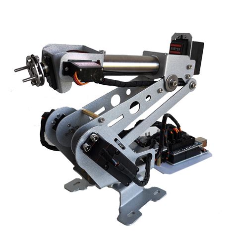 Modelo De Brazo Robótico Mecánico 6 Dof Garra De Acero Inoxidable Con