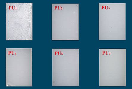 Surface Morphology Of PU 1 To PU 6 Download Scientific Diagram