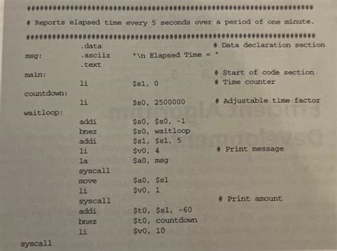 use the following program to estimate the instruction execution rate