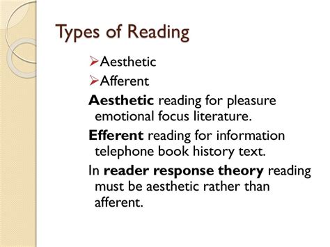Reader Response Theory