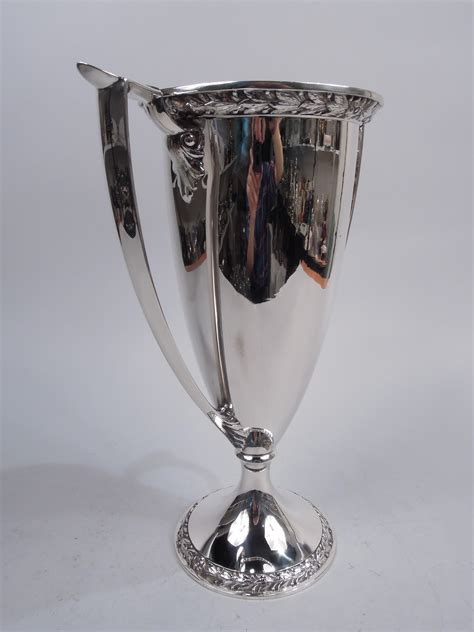 Gorham Tall Edwardian Classical Sterling Silver Trophy Cup For Sale At