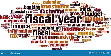 Fiscal Year Timeline Chart Vector Illustration