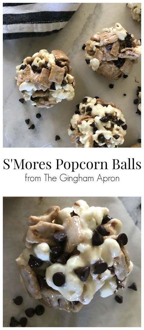 Smores Popcorn Balls Recipe Eat Dessert Yummy Food Snack Recipes
