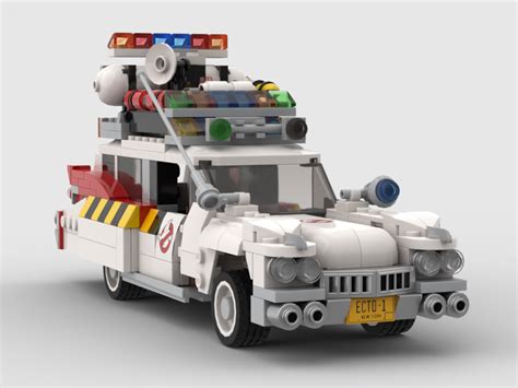 Lego Moc Ecto 1 And Ecto 1a By Bendymariosonicfan4 Rebrickable