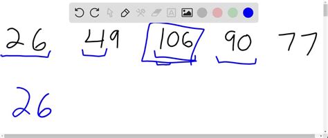solved write the given numbers in order from smallest to largest 26
