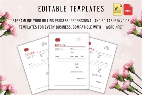 Custom Invoice Template PDF Graphic By KOZAGO Creative Fabrica