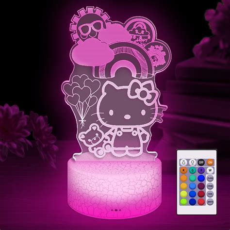 Hello Kitty Led Wall Projection Light Cute And Colorful Night Light