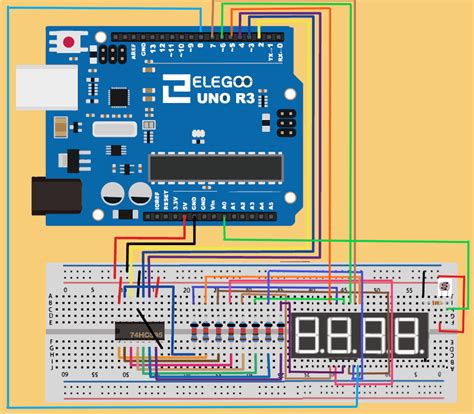 4 Digit 7 Segment Display Schematic Interfacing Tm1637 4 Dig