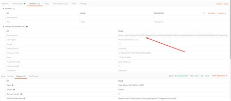 C Core Getting Bearer Errorinvalidtoken Error