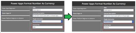 Power Apps Currency Format