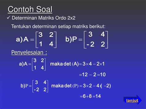Ppt Determinan Matriks Powerpoint Presentation Free Download Id