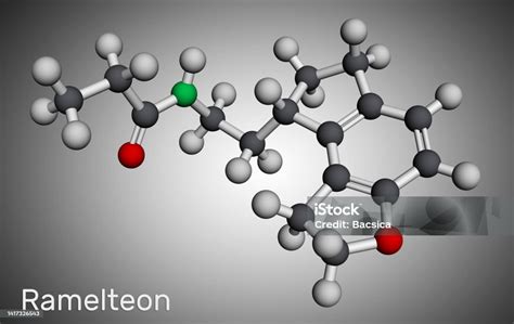 라멜테온 분자 그것은 불면증을 치료하는 데 사용되는 수면 에이전트 멜라토닌 수용체 작용제입니다 분자 모델 3d 렌더링 0명에 대한 스톡 벡터 아트 및 기타 이미지 Istock
