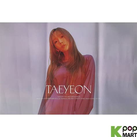 Poster Taeyeon Album Vol 2 Purpose C N6 Kpopmartcom