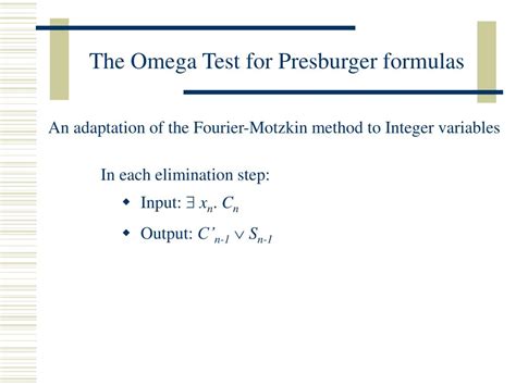 Ppt On Solving Presburger And Linear Arithmetic With Sat Powerpoint Presentation Id1486687