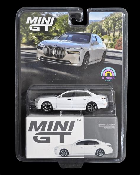 Mini Gt Bmw I7 Xdrive60 Mineral White Blister Pack Buy At Kinder Logs