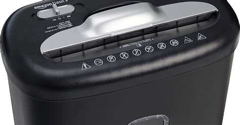 Amazon Basics 8 Sheet Cross Cut Paper And Credit Card Shredder With 41
