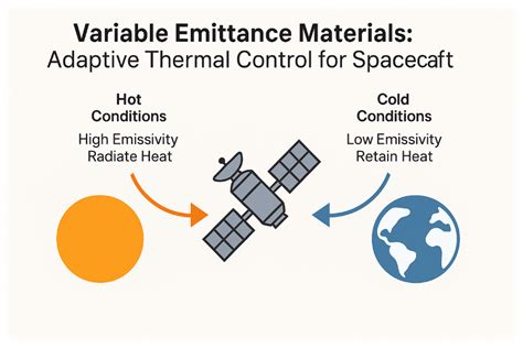 Variable Emittance Materials Adaptive Thermal Control For Spacecraft