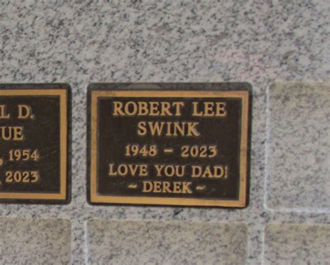 Robert Lee Swink 1948 2023 Find A Grave Memorial