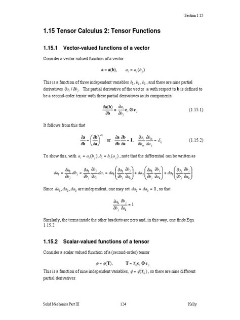 vectors tensors 15 tensor calculus 2 pdf derivative tensor