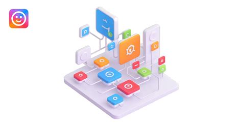 Desktop Application Architecture Diagram With Modules And Connections