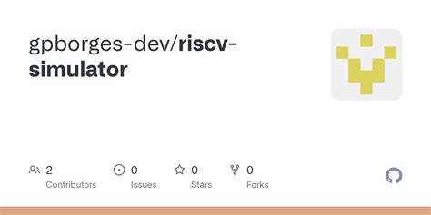 github gpborges dev riscv simulator