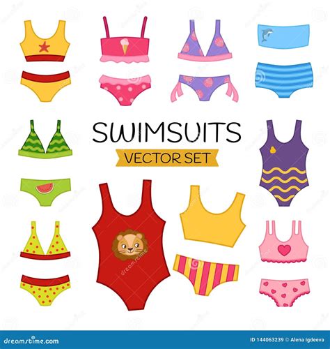 Bathing Suit Cartoon At Ruth Madison Blog
