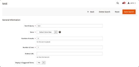 how to configure the magento product catalog search