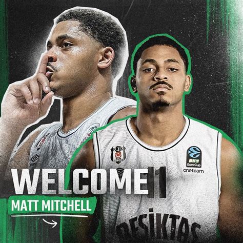 Official Zalgiris Has Signed A 1 1 Contract With A 25 Year Old American Matt Mitchell R