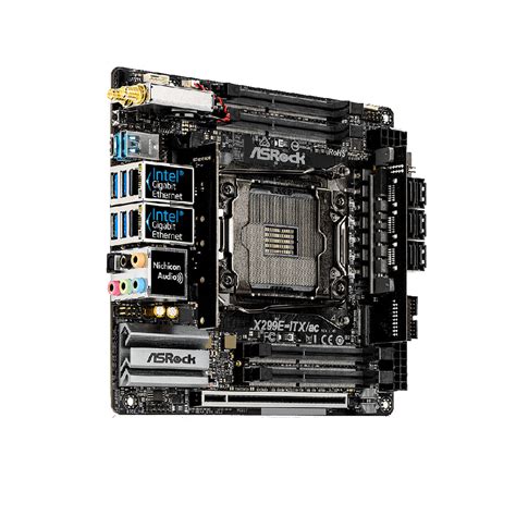 Placa Mãe Lga 2066 Asrock X299e Itx Ac Mini Itx Waz