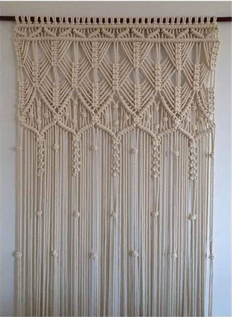 DIY Macrame Curtain Patterns For Beginners
