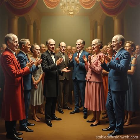 Political Circus In Classical Style Stable Diffusion Online