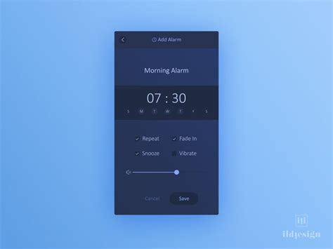 Alarm Ui Design In Color Alarm Ui Design In Color