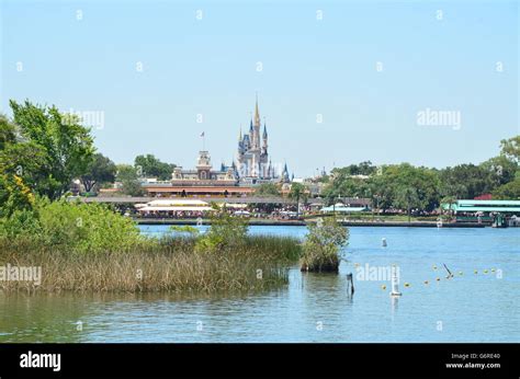 Disneys Man Made Seven Seas Lagoon At Disneys Magic Kingdom Orlando