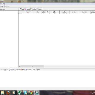 Interface Of Encase Tool Download Scientific Diagram