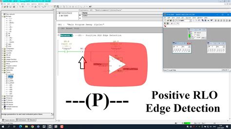 Logic Element P Positive Rlo Edge Detection In Siemens Plc