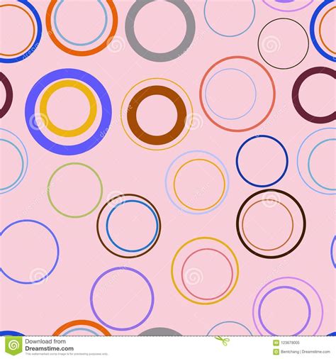 Seamless Abstract Conceptual Geometric Circles Bubbles Sphere Or