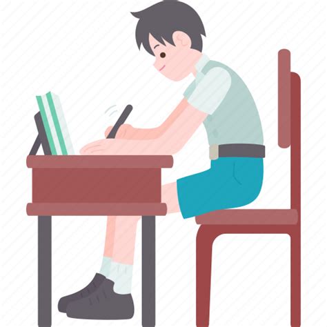 Homework Studying Classroom Student Assignment Icon Download On