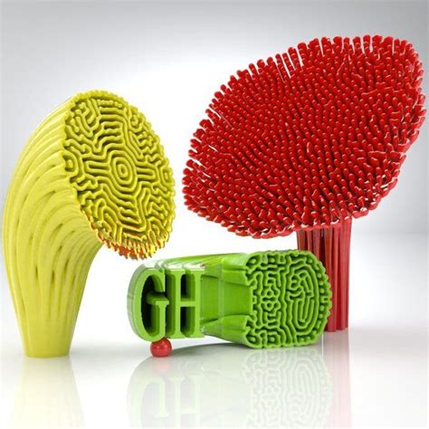 2d Reaction Diffusion To 3d Diffuser Grasshopper Rhino Unique Art