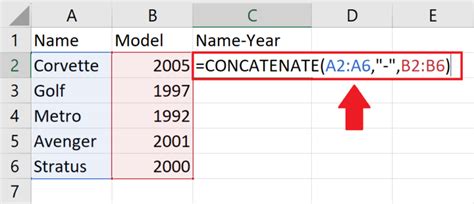 How To Combine Two Cells In Excel With A Dash Spreadcheaters