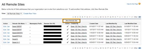 Adding Remote Site For Gumu™ Sage Erp Integration For Salesforce Tips And Tricks