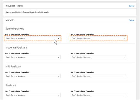 customize data export to marketo medicom health