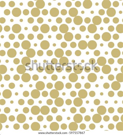 Seamless Vector Pattern Randomly Sized Circles Stock Vector Royalty Free Shutterstock