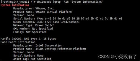 Linux查看服务器硬件网卡cpu型号内存bios、主板型号信息linux查看主板型号 Csdn博客