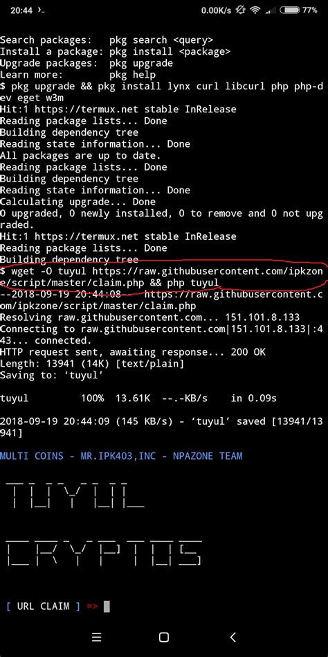 Auto Claim Faucethub Via Termux Yogyakarta Tutorial